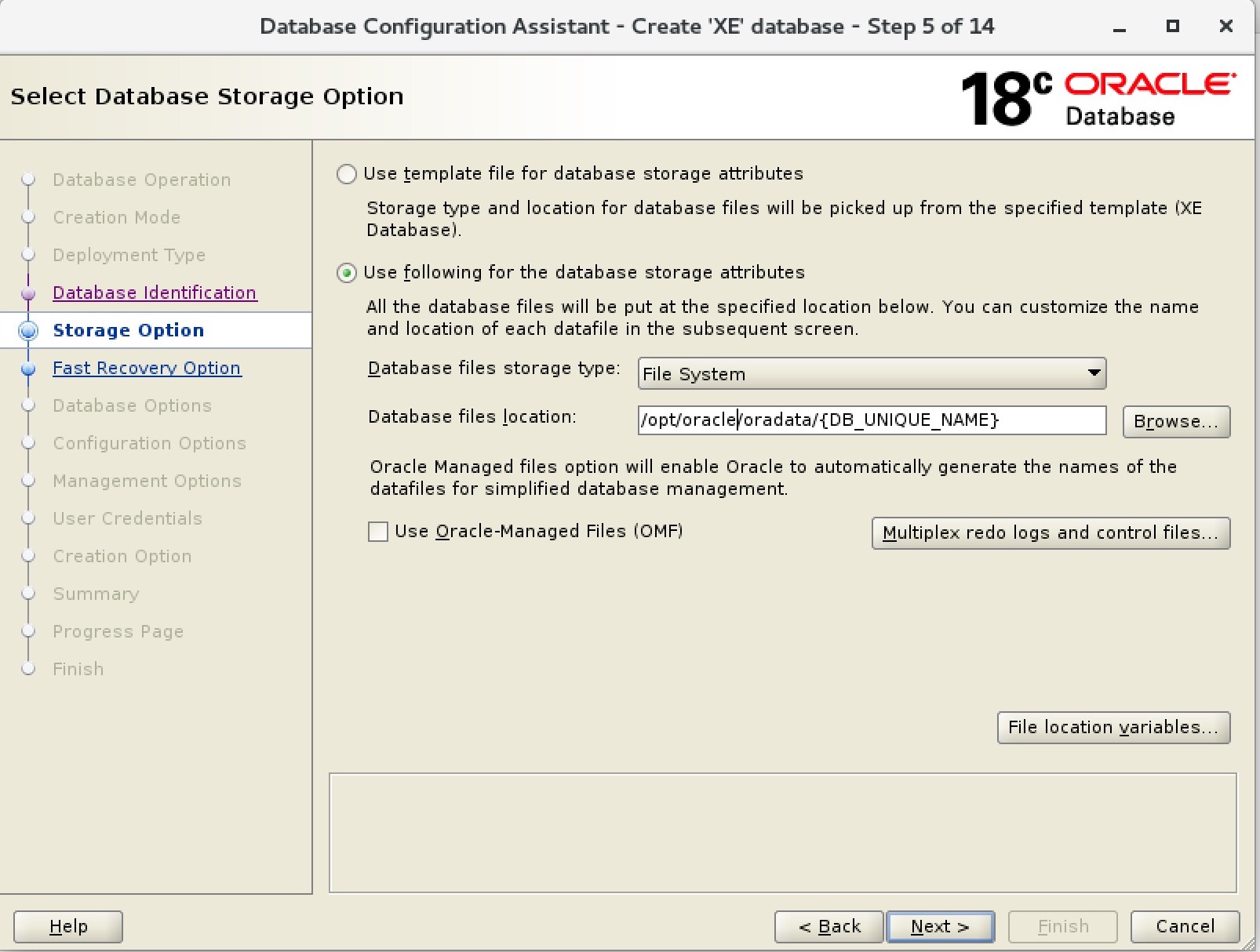 Oracle 18c Express Edition: How to create a Non-Container-Database ...