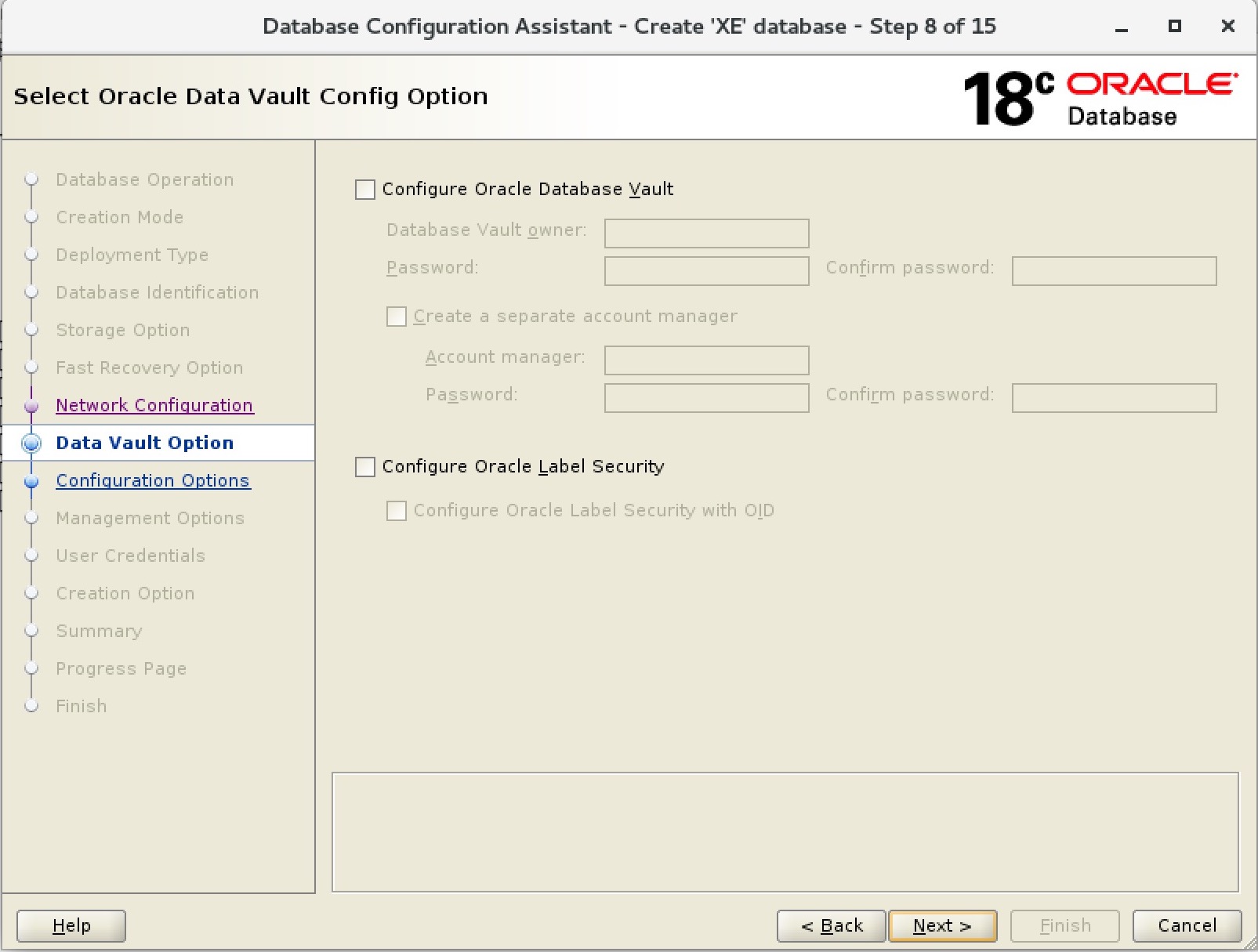 Oracle 18c Express Edition: How to create a Non-Container-Database ...