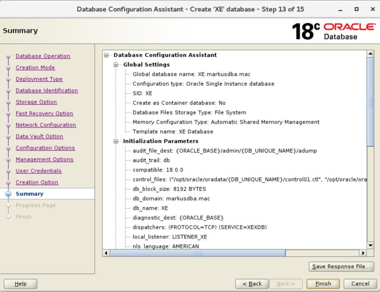 Oracle 18c Express Edition: How to create a Non-Container-Database ...
