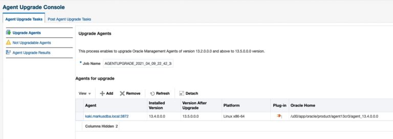 Upgrade Enterprise Manager Cloud Control to 13.5 – www.markusdba.net
